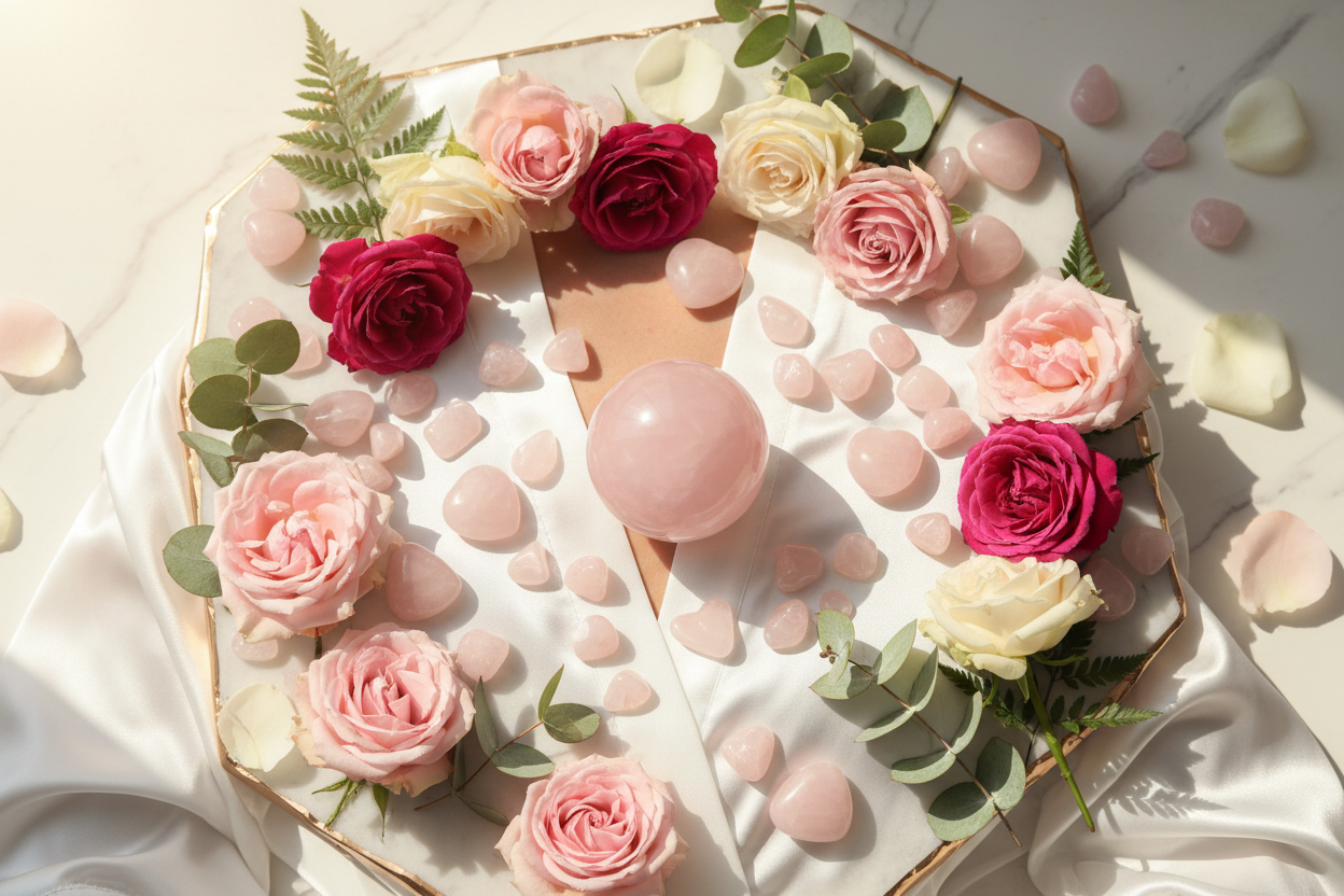 Rose Quartz Heart Chakra Healing Guide – Heavenly Crystals Online